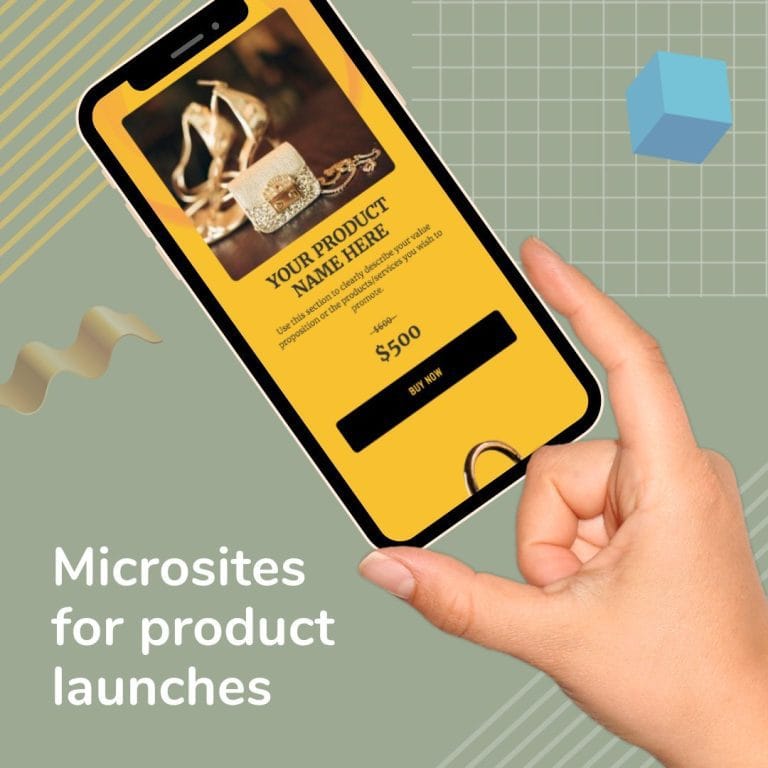 Microsites For Product Launches